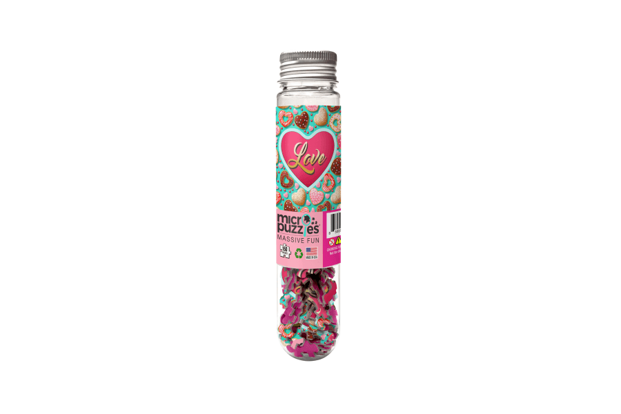 Valentine Cookies Micro Jigsaw Puzzle – Jules Enchanting Gifts