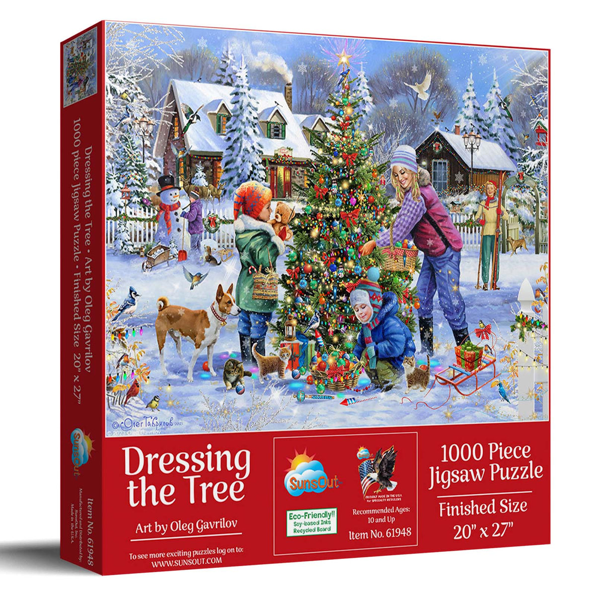 Puzzle - Dressing the Tree 1000 Pieces – Jules Enchanting Gifts