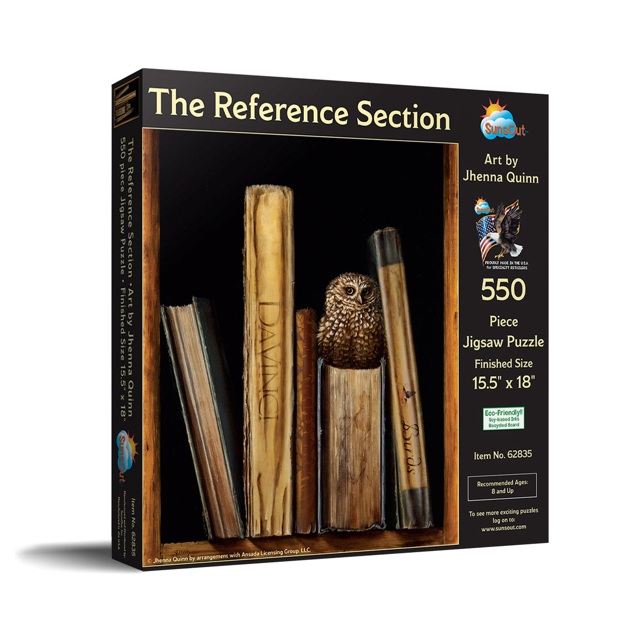 Puzzle - The Reference Section 550 Pieces – Jules Enchanting Gifts