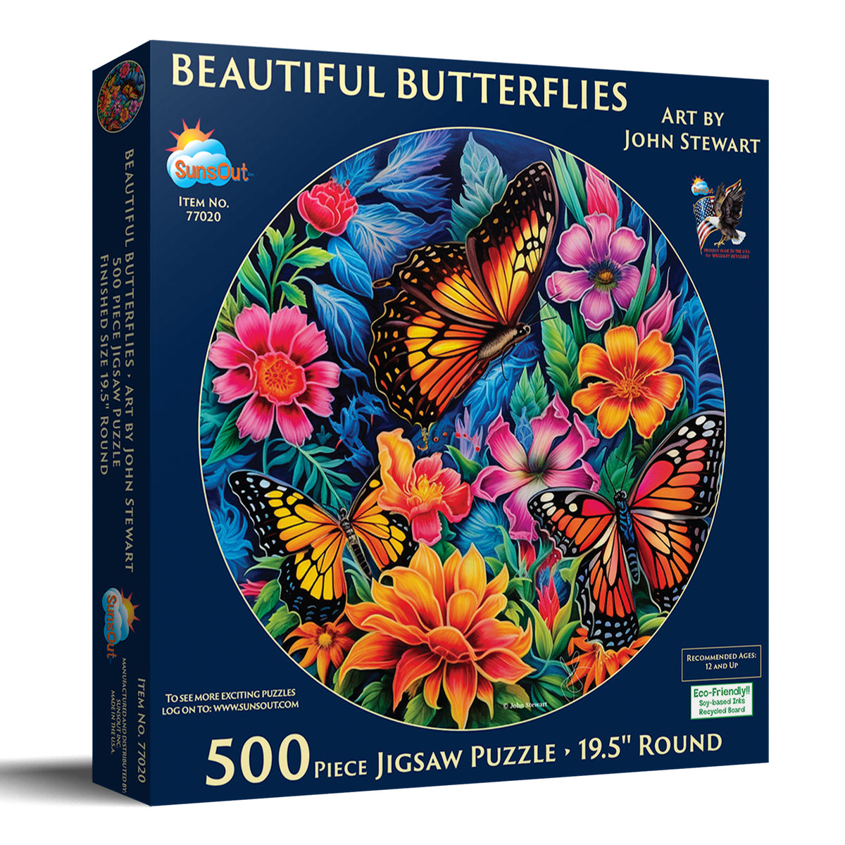 Puzzle - Beautiful Butterflies 500 Pieces – Jules Enchanting Gifts