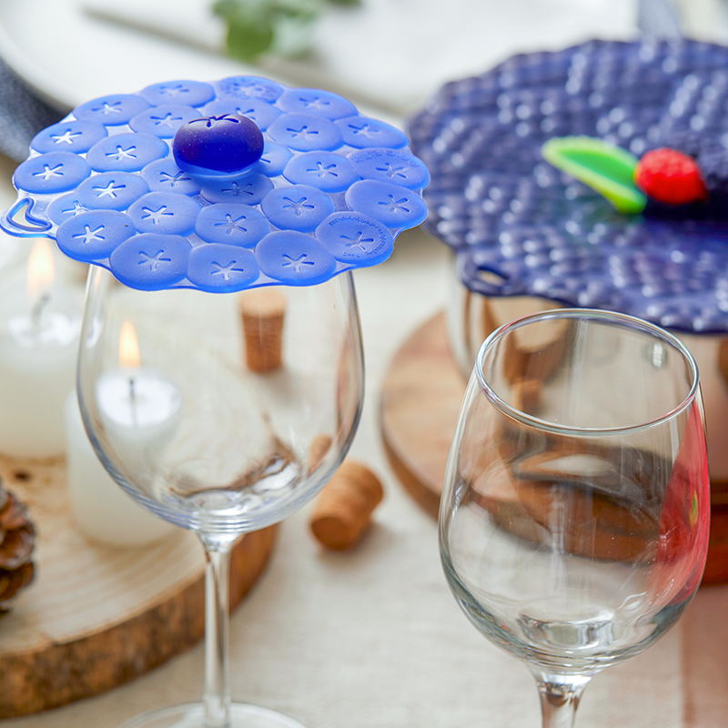 Blueberry Drink Cover 4" Set of 2 – Jules Enchanting Gifts