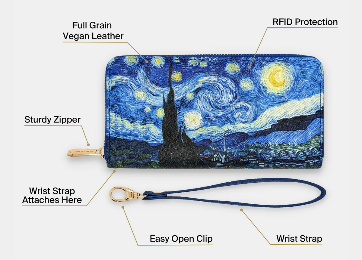 Wallet - Blue Marble Bifold – Jules Enchanting Gifts