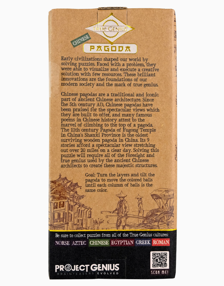 Project Genius - Chinese Pagoda Puzzle – Jules Enchanting Gifts
