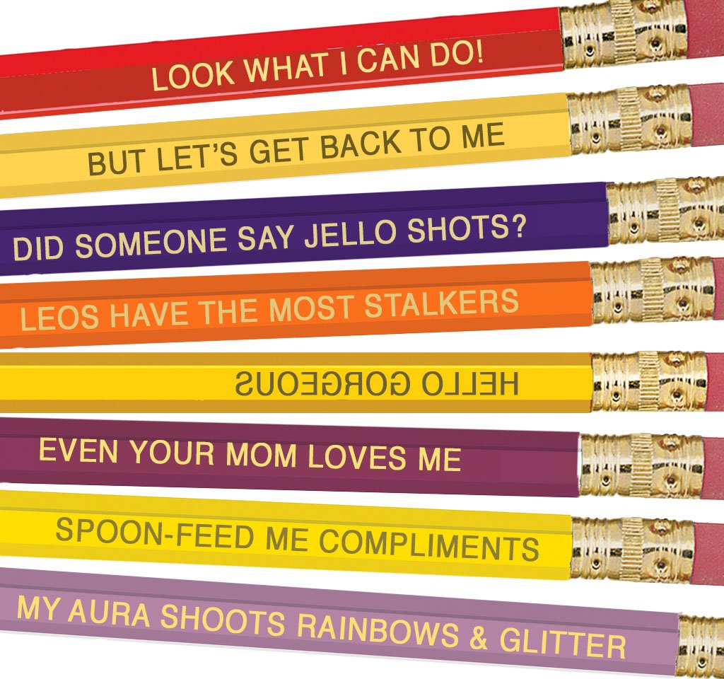 Astrology Pencils - Leo – Jules Enchanting Gifts