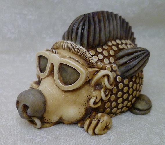 Punk Hedgehog Redux – Jules Enchanting Gifts